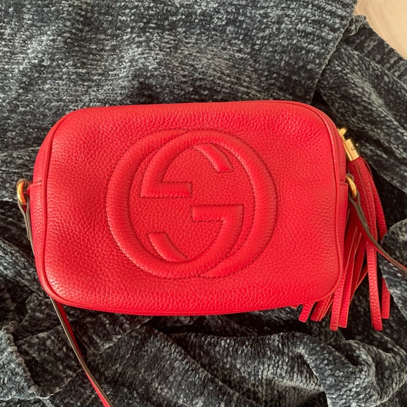 Gucci | Bags | Gucci Soho Disco Red | Poshmark